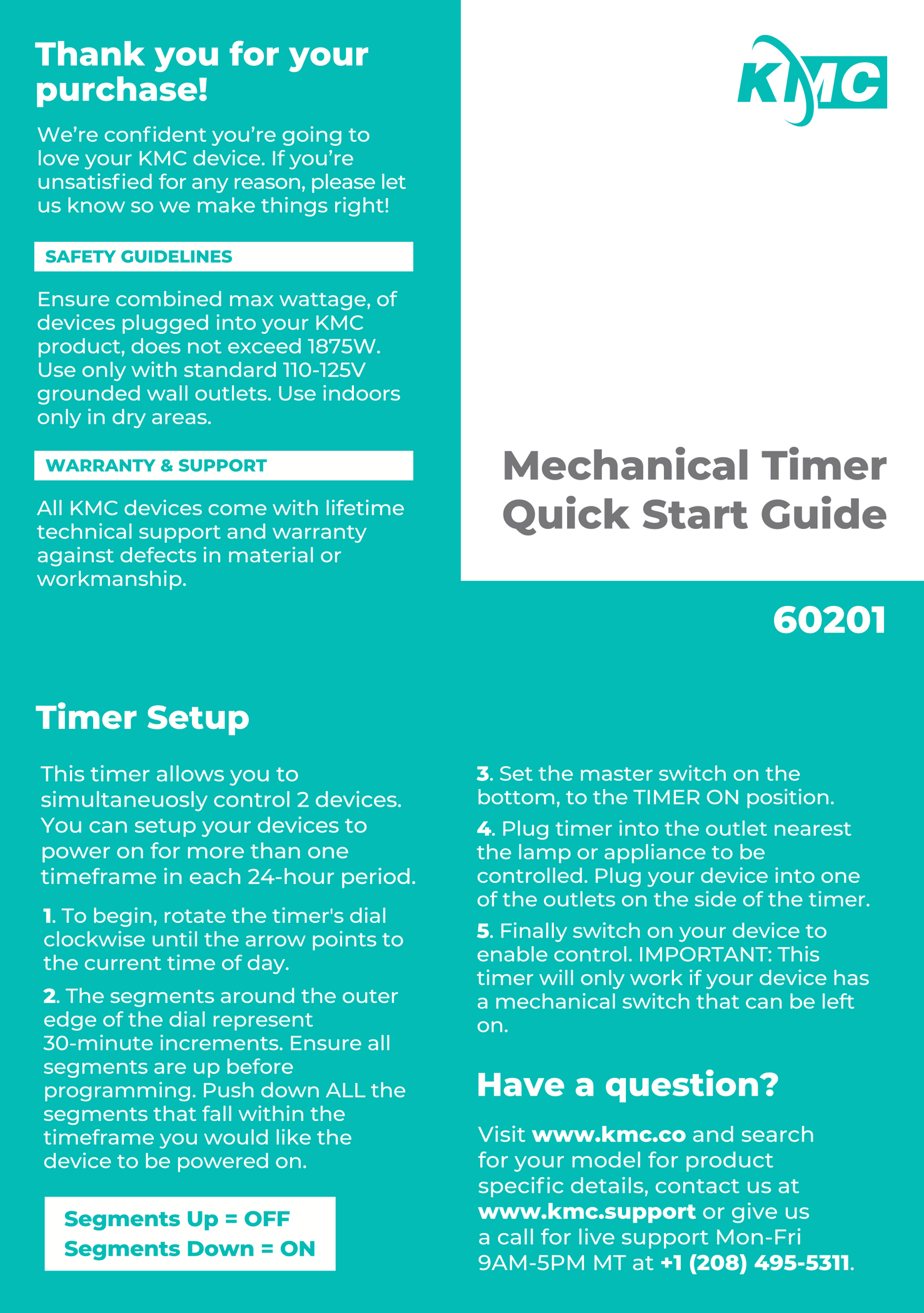 Mechanical Timer — KMC
