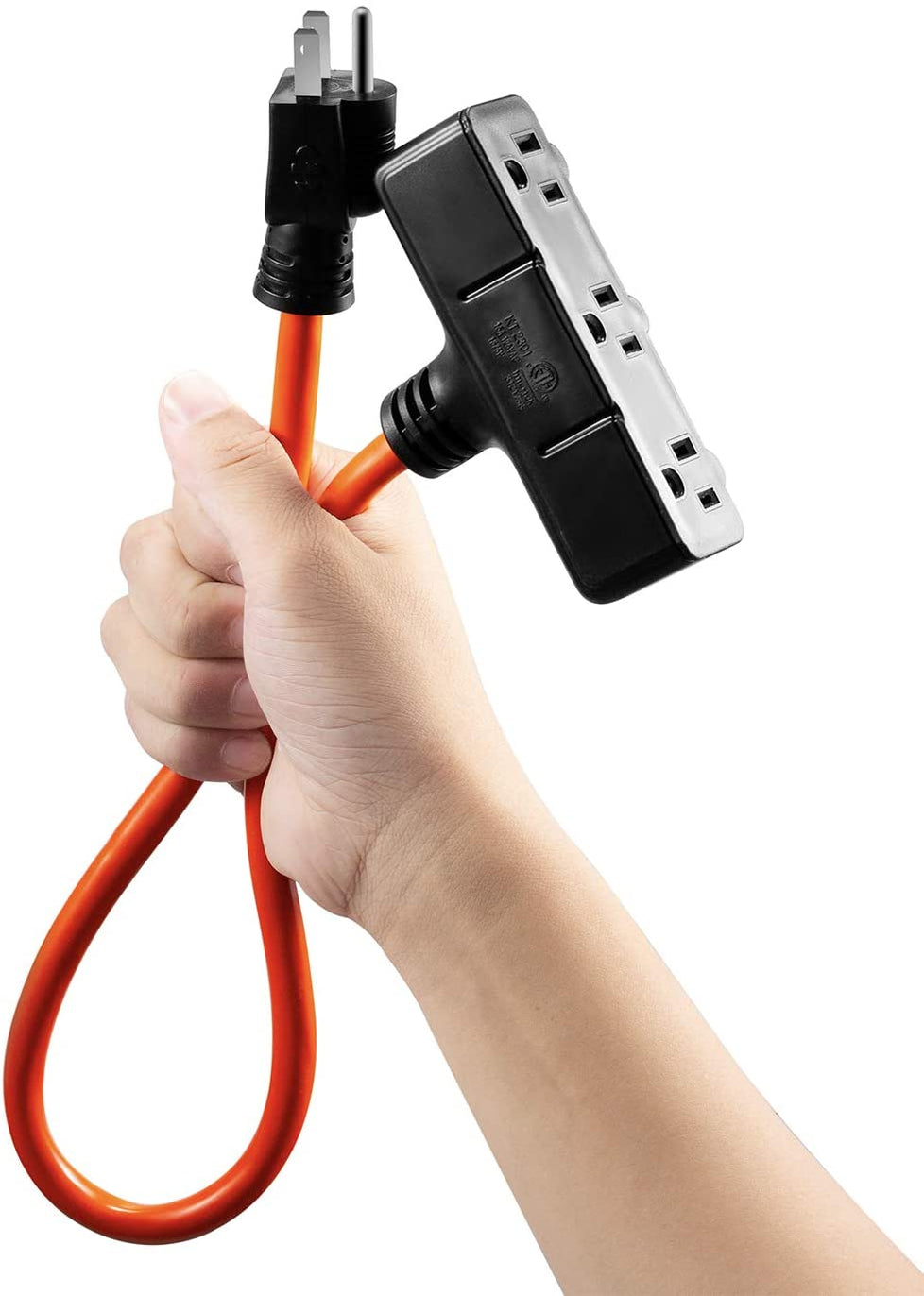 2ft Tri-Tap Outdoor Extension Cord — KMC